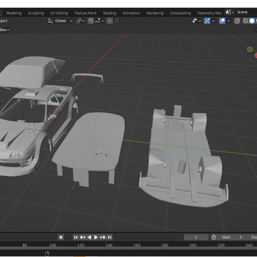 🧸 NFS underground Integra doomsday for 3d print・ STL File for ・Cults