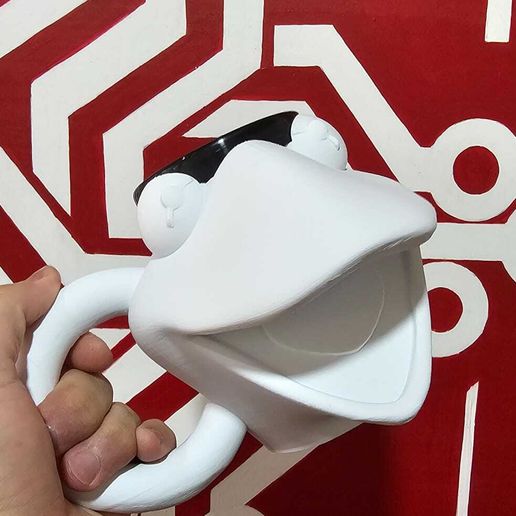 GCODE file RENE FROG CUP/KERMIT THE FROG CUP 🐸 ・3D printing design to ...