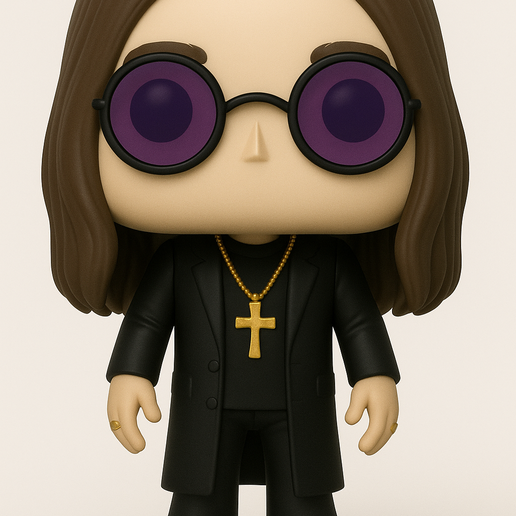 👾 ozzy osbourne figure・ OBJ File for 3D printing・Cults