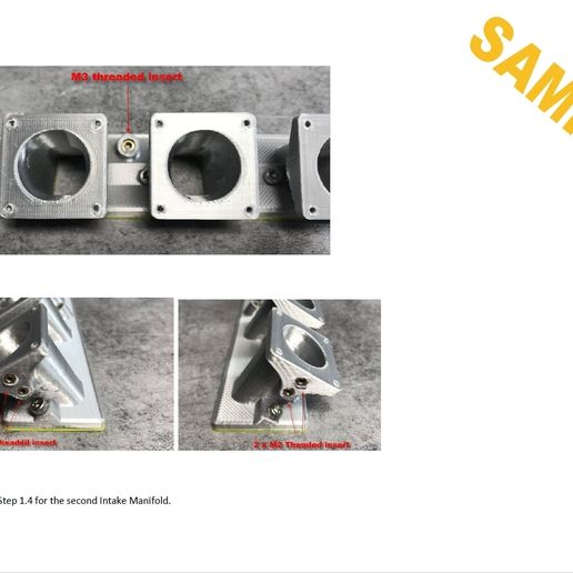 🎠 Chevy LS3 (10/16) / Individual Throttle Body Kit add-on・ STL File for ...