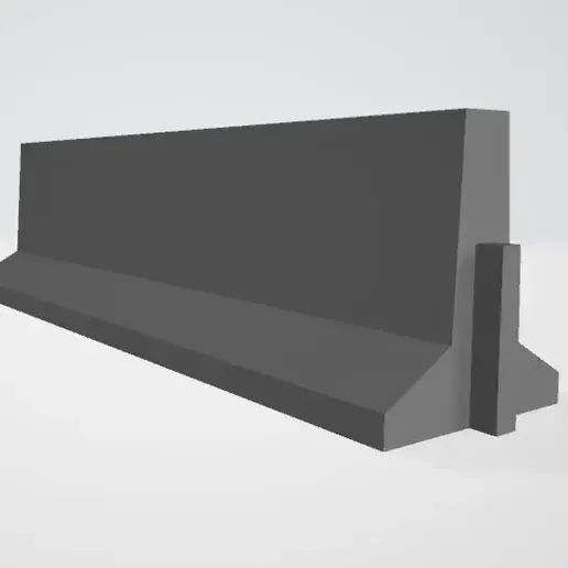 🚦 1:35 printable traffic barrier and mold - for dioramas・Free STL File ...