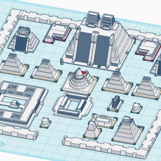 🇲🇽 Tenochtitlan (Sacred Precinct) - Mexico・Free 3D File for ・Cults
