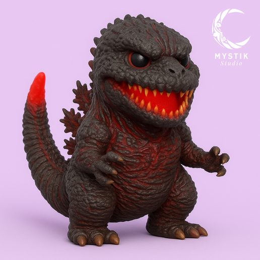 👾 Godzilla Universe Chibi Kaiju Collection – 10 Figure STL Pack・ STL ...