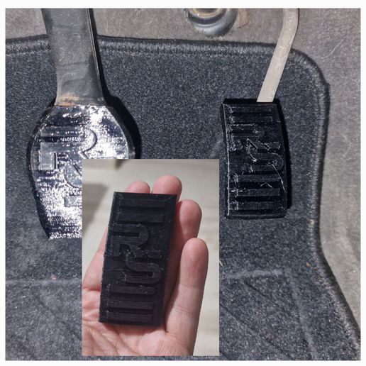 Файл STL Accelerator / Gas / Throttle Pedal cover for Ford Escort Mk3 ...