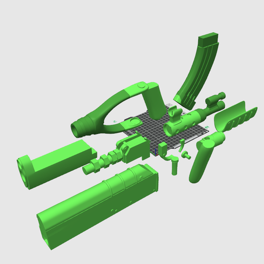 STL file Rust Assault Rifle AK Prop Replica 🎲 ・3D print design to ...