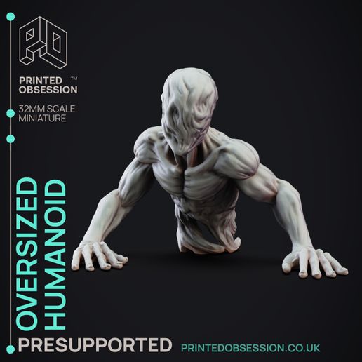 📈 Oversized Humanoid - SCP - PRESUPPORTED - Illustrated and Stats ...