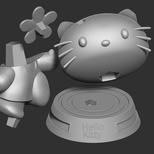 👋 Hello Kitty・ 3D File for 3D printing・Cults