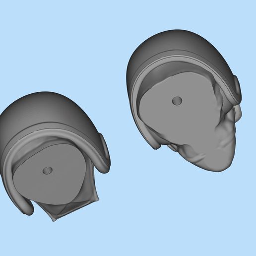 💀 STL printable Skull and D Vader head for Wild Willie Driver・ 3D File ...