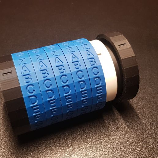 STL file Cryptex - 26x5 (customizable code) 🧑‍💻 ・3D printer model to ...