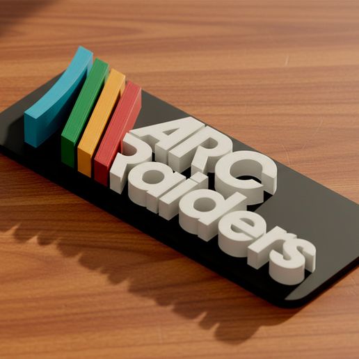 👾 Arc Riders Ornament sign - Poster・ STL File for 3D printing・Cults