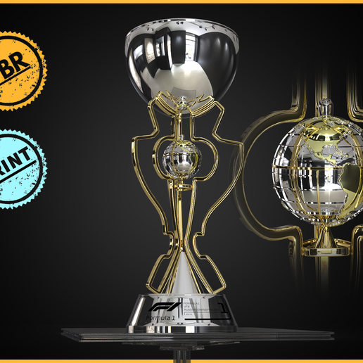 🏆 F1 Russian GP Trophy Award・ STL File for 3D printing・Cults