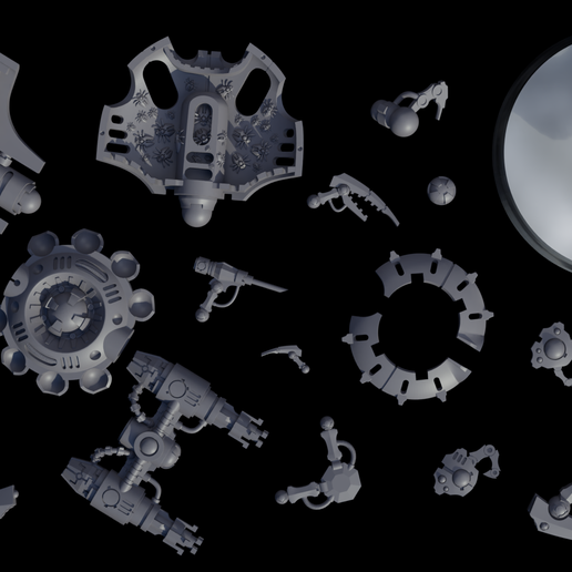 🛰 Cyber lord / Space Zombie Op Tek Spider / Spyder Than Can Win・ 3D ...