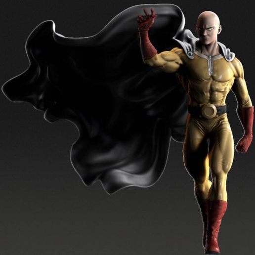 👊 one punch man・ 3D File for 3D printing, CNC machining - Laser cutting ...