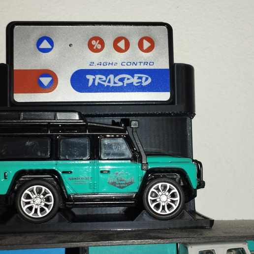 📻 1:64 Radio Control Range Rover Defender mini garaje de almacenamiento ...