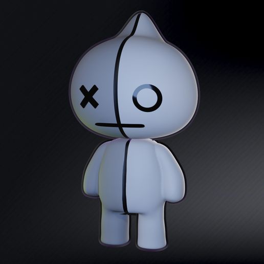 STL file BT21 / BTS VAN The Humanoid Robot 🚐 ・3D printing design to ...