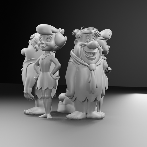 🦴 Flintstone Collection – 3D Printable Classic Cartoon Figurines | Fan ...