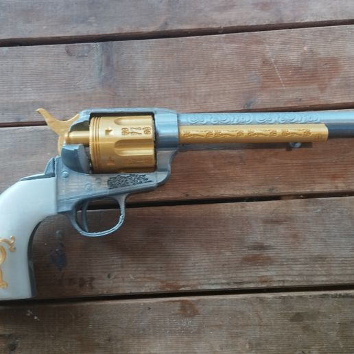 3D printing Cattleman Revolver - Colt Model 1873 Single Action Army ...