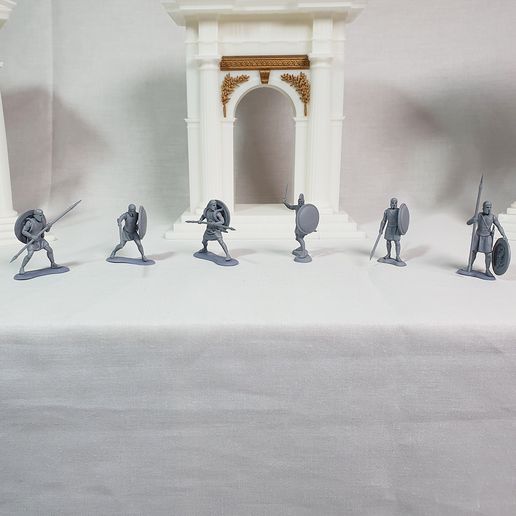 🏛️ Greek Hoplites Pack・ 3D File for ・Cults