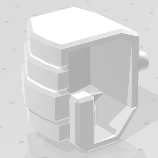 🤜 TFG1 Metroplex fist (left)・ STL File for 3D printing・Cults