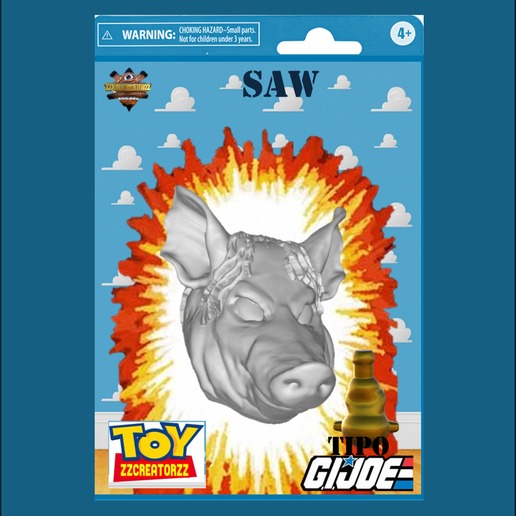 🪚 figure saw 3・ OBJ File for 3D printing・Cults