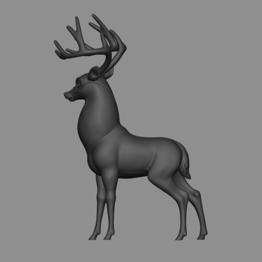 🦌 Stag - STL・ 3D File for 3D printing・Cults