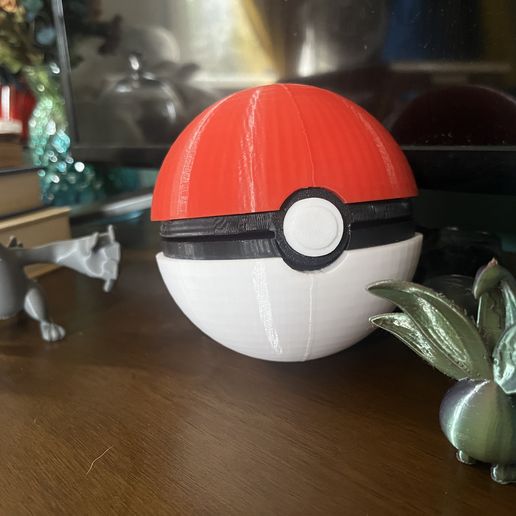 🎨 Articulating PokeBall・Free STL File for 3D printing・Cults