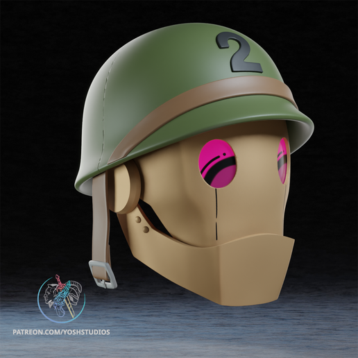 🤖 G.I. Robot Helmet 3D Printer STL File・ STL File for 3D printing・Cults