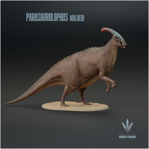 Fichier 3D Parasaurolophus walkeri : Standing 🦎 ・Objet imprimable en 3D ...