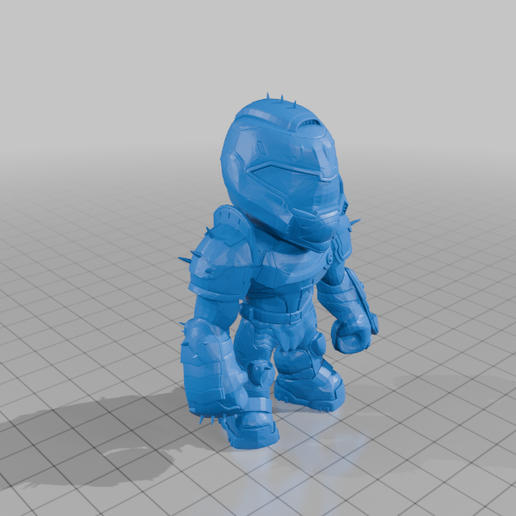 🎨 Doom Slayer (Dark Ages) | Mini-figure・Free STL File for 3D printing・Cults