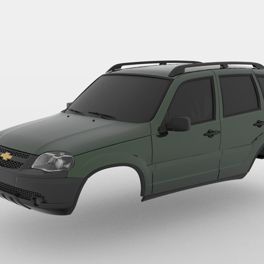🚙 Niva Chevrolet 1/9 scale RC car・ STL File for 3D printing・Cults