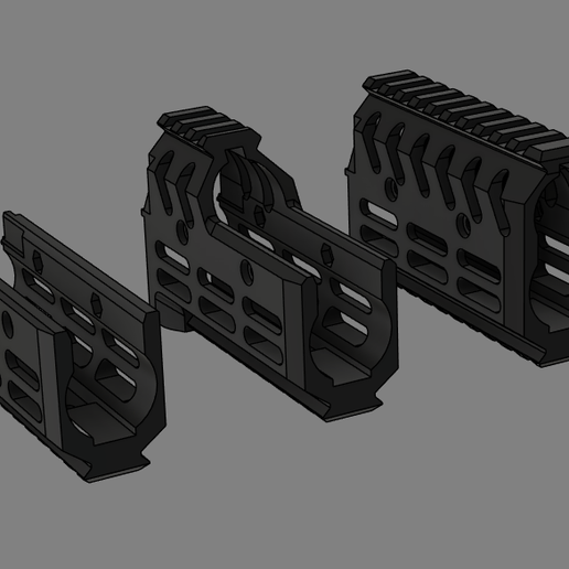 🗼 TM SAIGA SBS minimal handguard front・ STL File for 3D printing・Cults