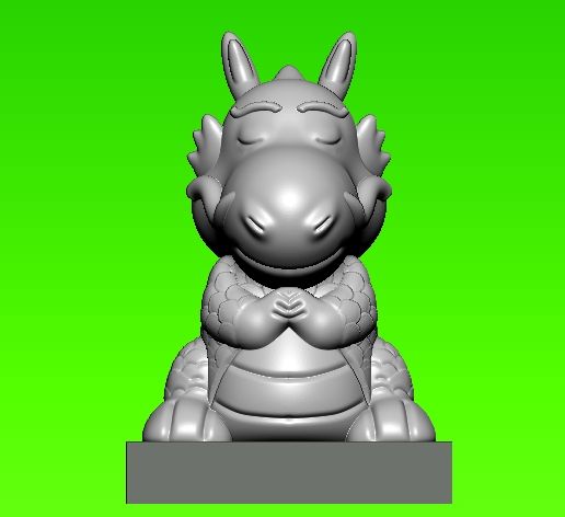 STL file The baby dragon sat in the sky statue -3D print 👶 ・3D print ...