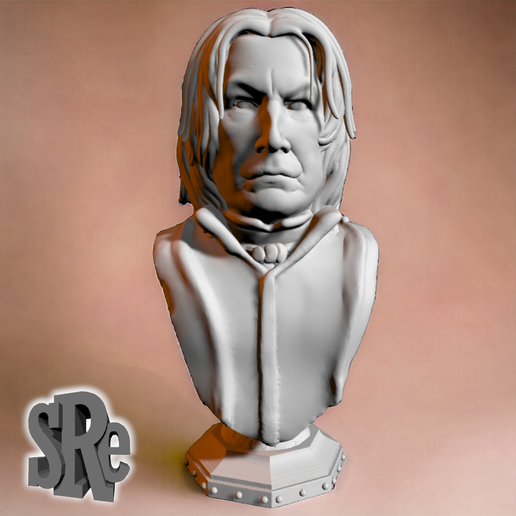 👤 Snape Bust - Harry Potter・Archivo STL para Impresión 3D・Cults