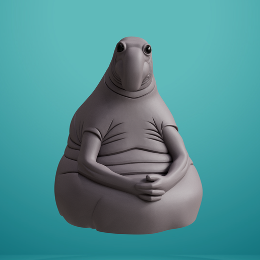 ⏳ Zhdun / Waiting Seal Man - Original Meme 3D Figure / Zhdun - Waiting ...