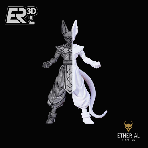 🐉 Beerus / Bills Dragon ball Super・ STL File for 3D printing・Cults