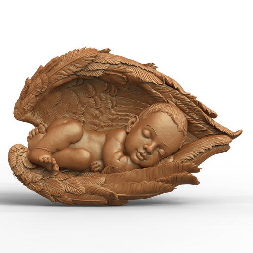 3d File 3d Model Stl File For Cnc Router Laser And 3d Printer 0063 Angels