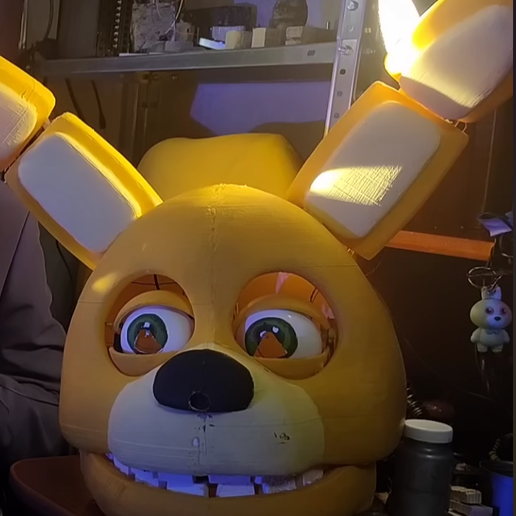 🧞‍♂️ [3D Printable] Spring Bonnie Cosplay Head – With Real Working ...