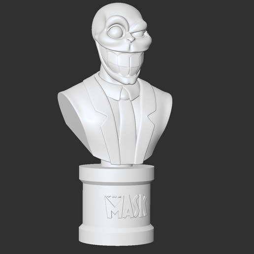 👤 The Mask Bust・ STL File for 3D printing・Cults