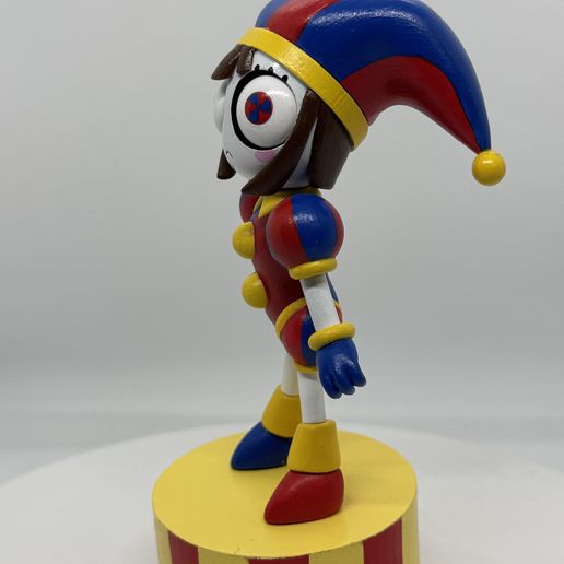 👾 Dying Pomni - Collapsing Toy Figure・ STL File for 3D printing・Cults