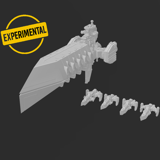 🚀 Experimental Ships Bundle - Carrier Cruiser & Cobra Destroiers・ STL ...