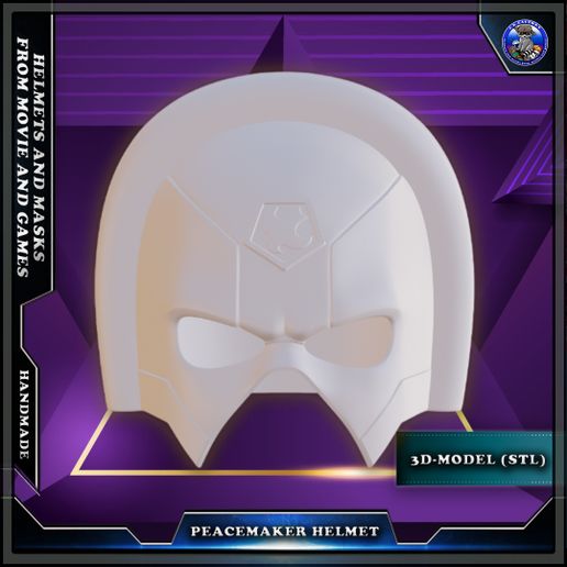 Archivo 3D Casco Peacemaker "Richochet" (Mortal Kombat 1) 🕹 ・Plan para ...