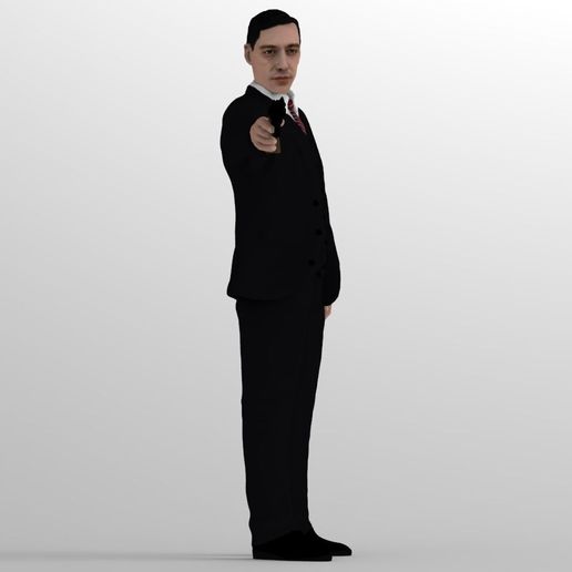 🎨 Al Pacino Michael Corleone Godfather figurine full color 3D printing ...