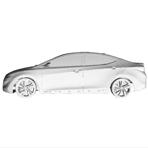 STL file Hyundai Avante Elantra 2014 🚗 ・Model to download and 3D print ...