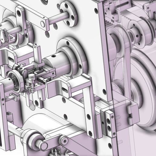 3D file Electronic industry wire winding machine-industrial 3D model 🧞 ...