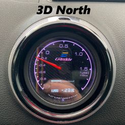 STL file Seat Ibiza 6J 52mm and 60mm Gauge pods・3D printable design to download・Cults