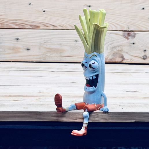 🍂 Demented leek・ STL File for 3D printing・Cults