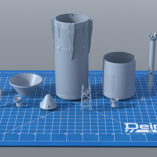 🛰 Little Joe 2・ STL File for 3D printing・Cults