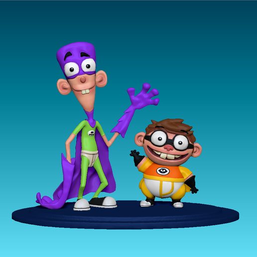 👾 fanboy and chum chum chum cartoon show・ OBJ File for 3D printing・Cults