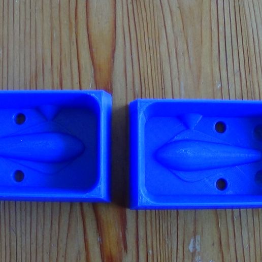 🎣 contramolde para hacer moldes para plomos de pesca. molde para plomos ...