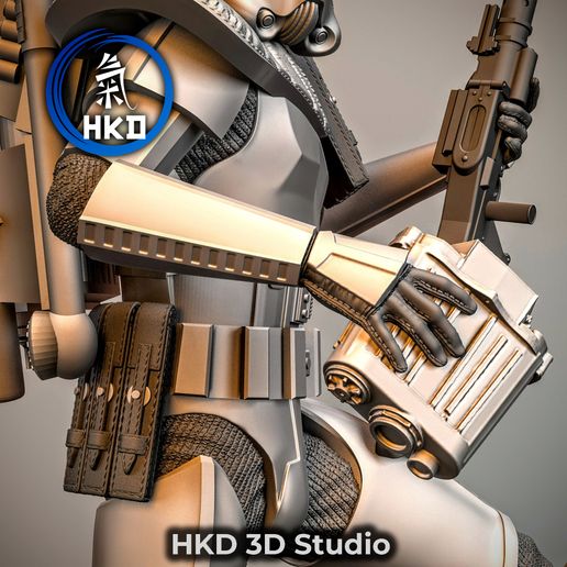 🎨 Sand trooper Fan Art - Star Wars 3D・ STL File for ・Cults